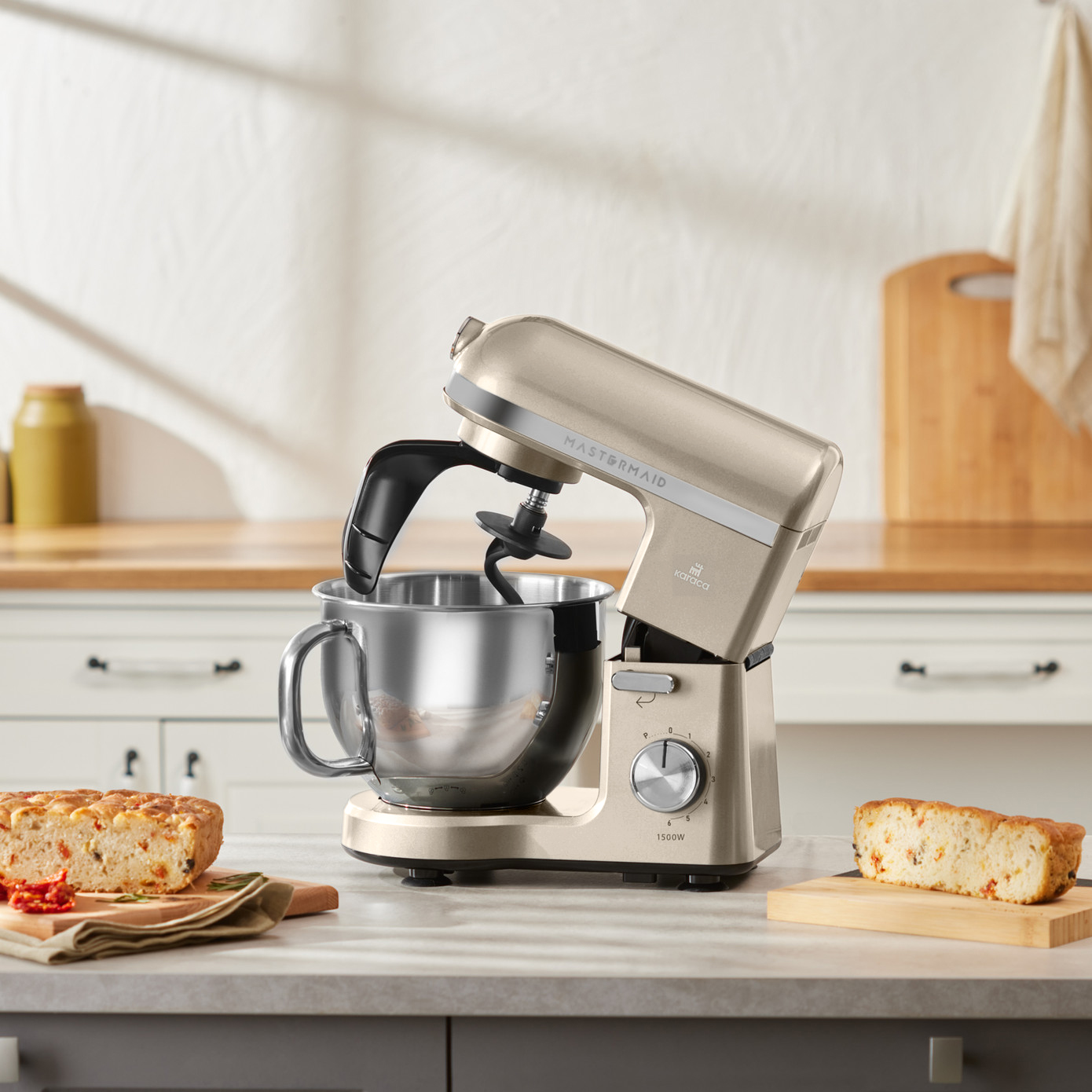 Karaca Mastermaid Chef Pro Çift Kollu Mutfak Şefi 1500 W Iconic Beige ...