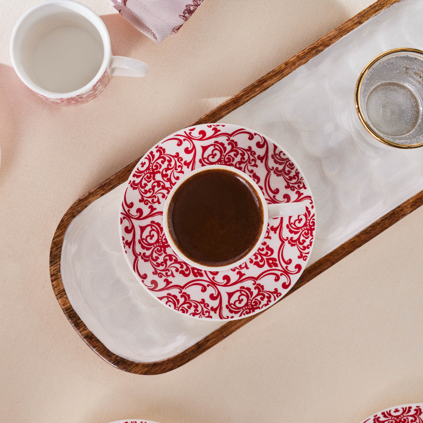 Karaca Red Velvet 6 Kişilik Kahve Fincanı 90 Ml Cookplus