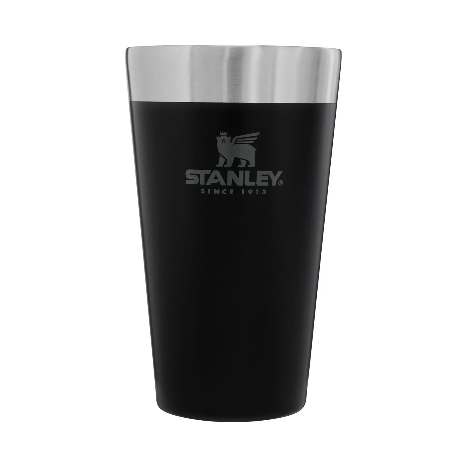 Stanley Stacking Beer Pint Matte Black 0.47 Litre Cookplus