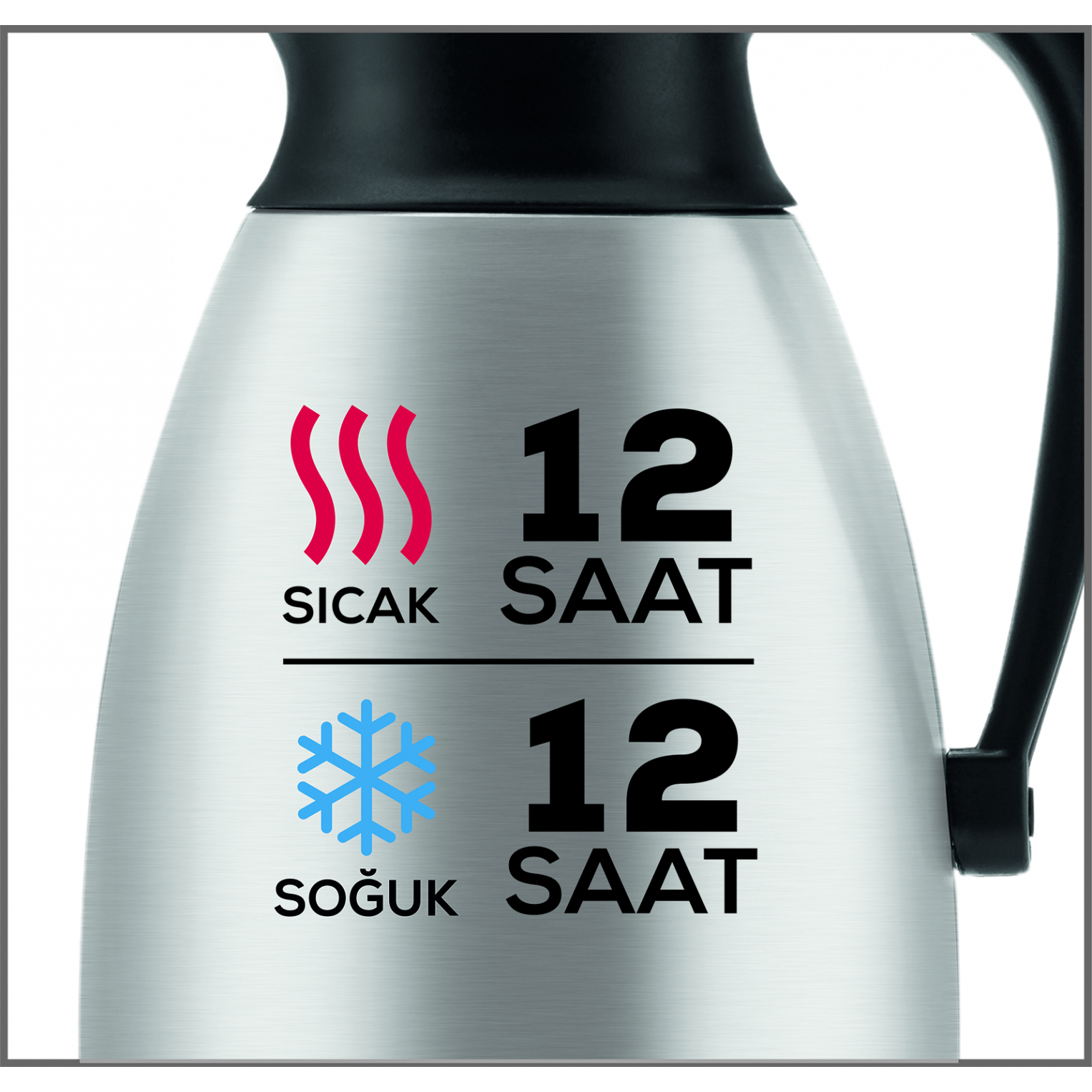 Karaca Clark İnox Çelik Termos 1500 ml Karaca