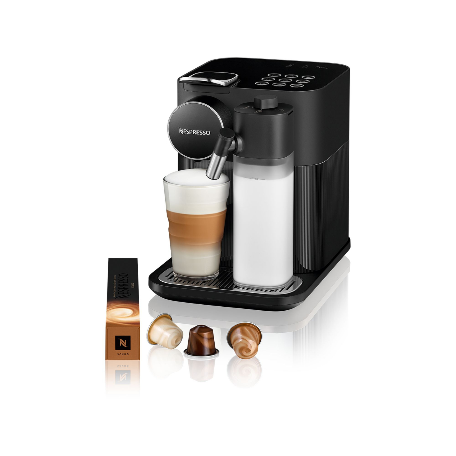 Nespresso F541 Gran Lattissima Black Cookplus