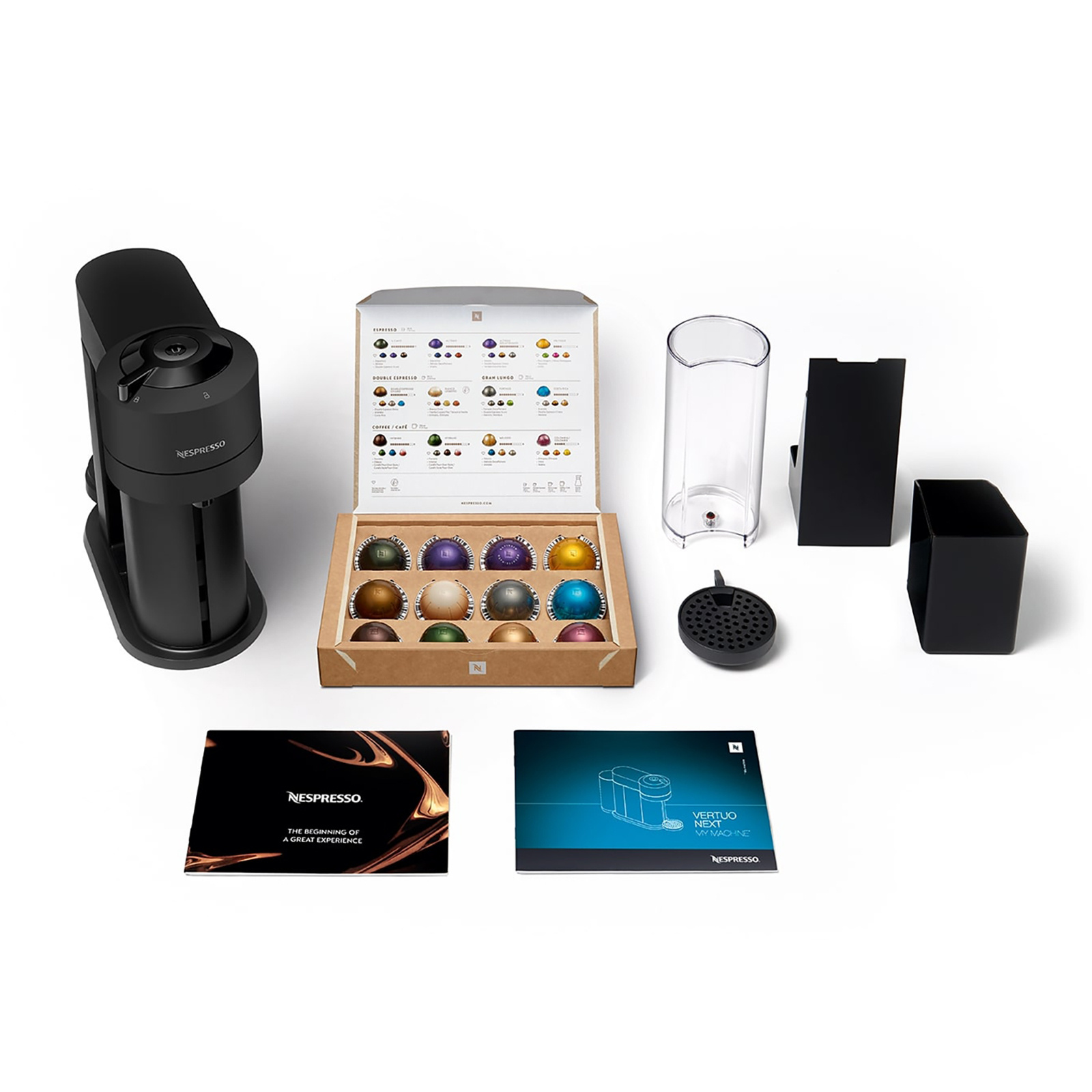 Nespresso Vertuo Next C Bundle, Mat Siyah + Aero3 Kapsül Kahve Makinesi ...