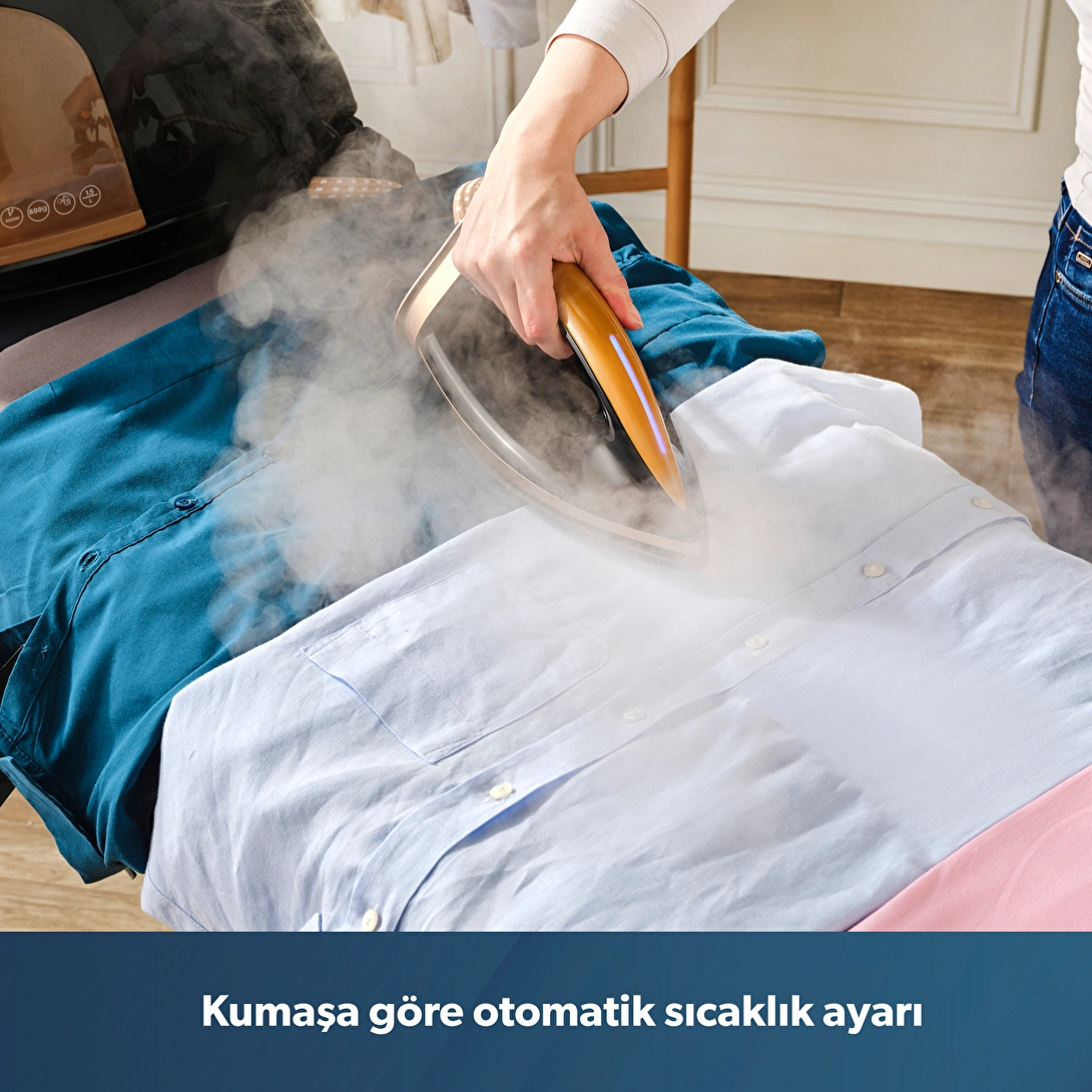 Homend Jetsteam 1175H Buhar Kazanlı Ütü Siyah Gold | Karaca
