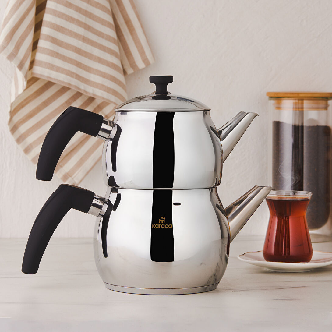 Karaca Alim İndüksiyon Tabanlı Midi Boy Çaydanlık | Karaca