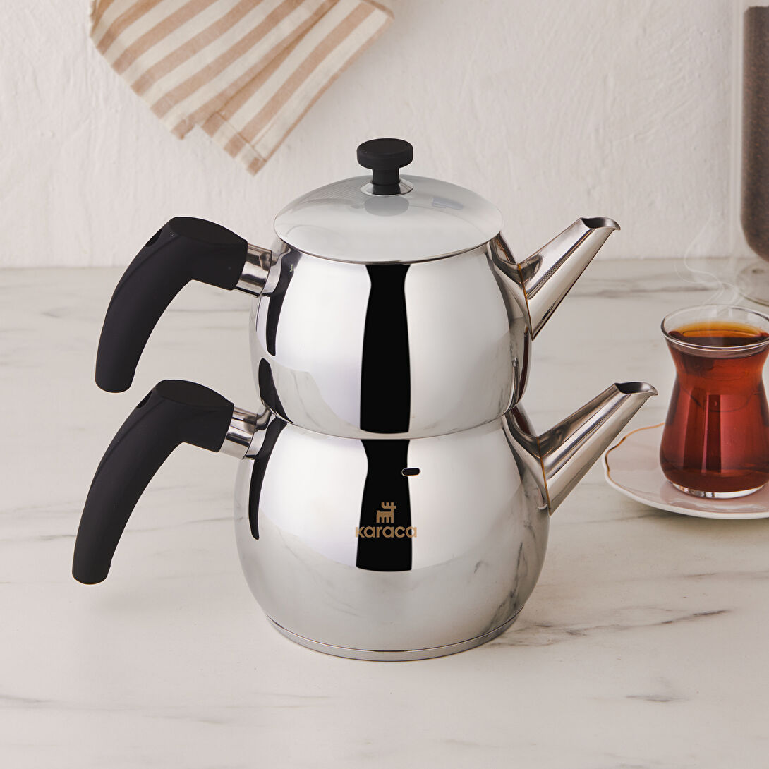 Karaca Alim İndüksiyon Tabanlı Midi Boy Çaydanlık Karaca