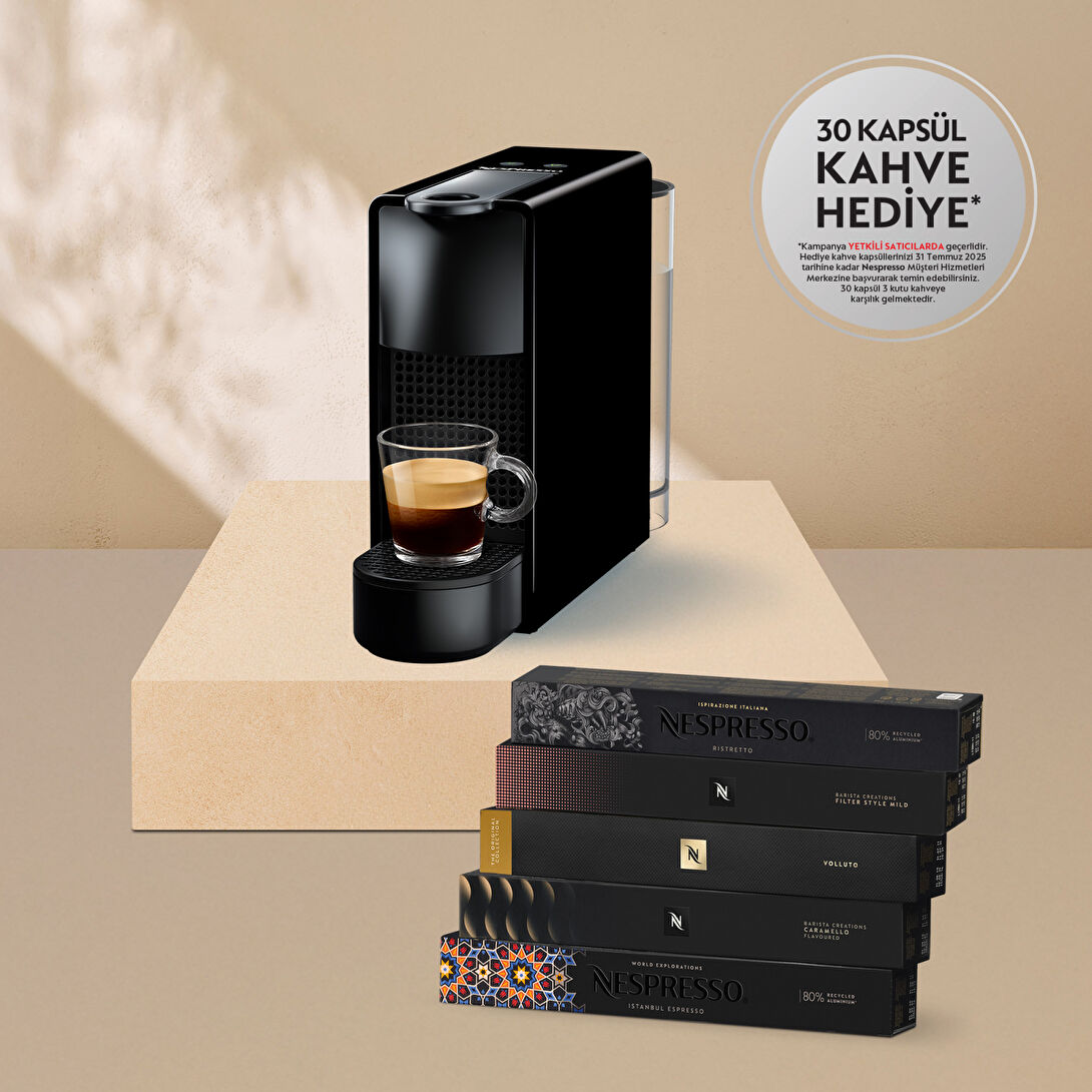 Nespresso C30 Essenza Mini Siyah Kahve Makinesi | Karaca