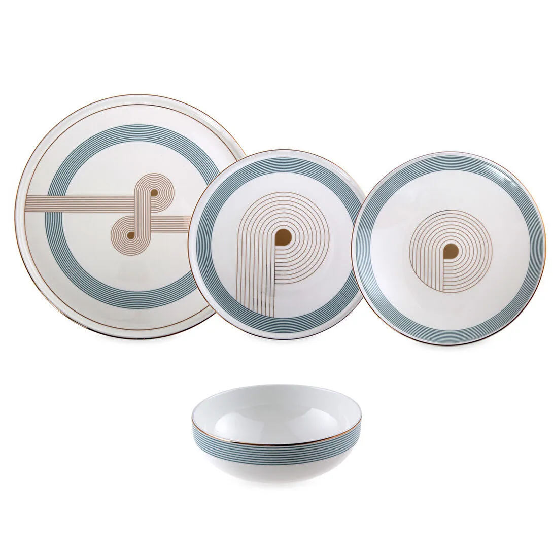 Jumbo Bond 24 Parça 6 Kişilik Yemek Takımı | Karaca