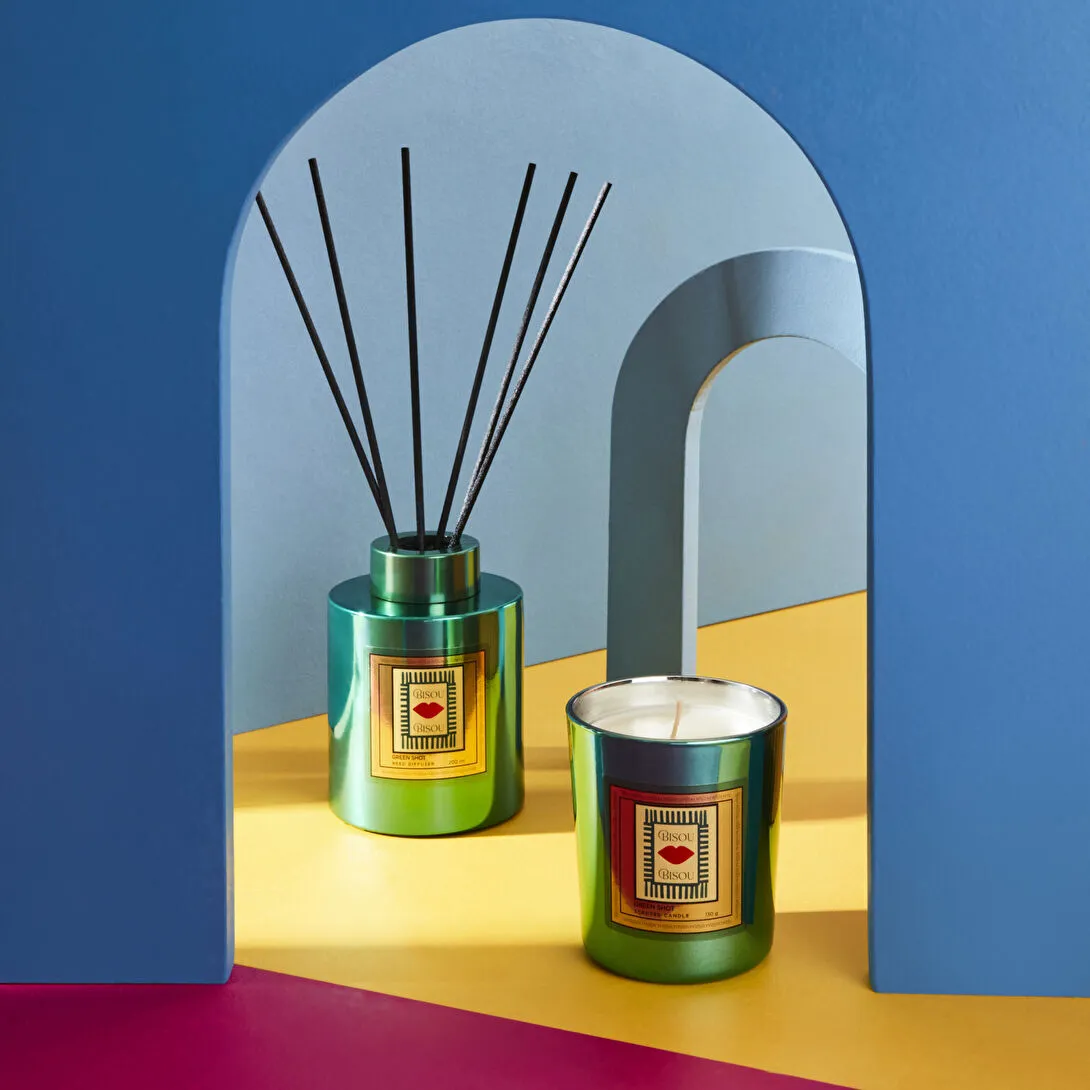 Karaca Home Pop Art Koleksiyonu Bisou Green Shot Kokulu Mum | Karaca