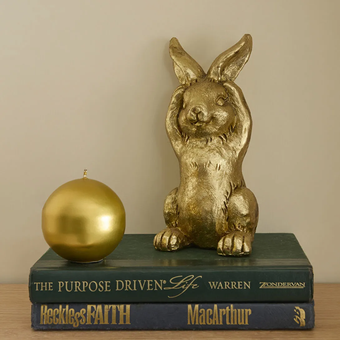 Karaca Home Helen Bunny Not Listening Biblo Gold | Karaca
