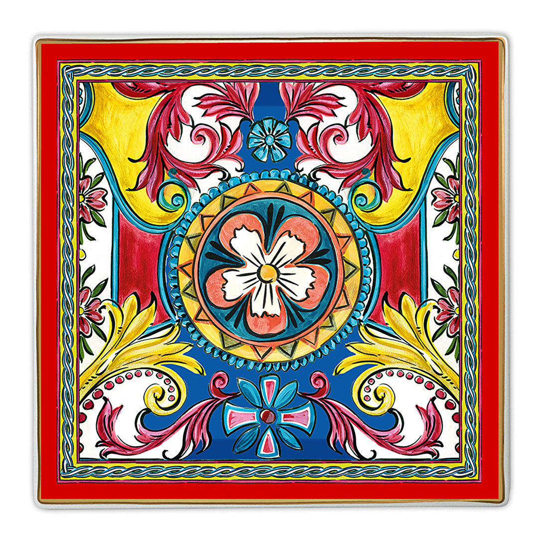 Baci Milano Sole Mio Tabak 15 cm x 15 cm | Karaca