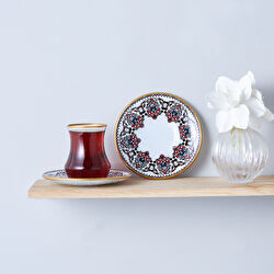 Karaca Nakkaş Yeni 6 Kişilik Çay Seti | Karaca