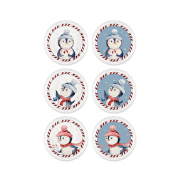 The Mia Penguin Çerezlik 6 Parça 10 Cm New018 | Karaca