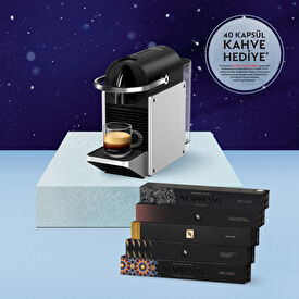 Nespresso D62 Pixie Gümüş Kahve Makinesi Cookplus