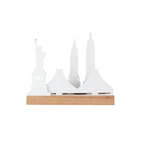 Rader New York Dekoratif Obje Beyaz Cookplus.com - Harikalar Mutfağı
