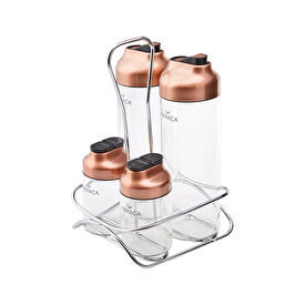 Karaca Dimple Cooper 5 Parça Cam Salata Seti Cookplus.com - Harikalar ...