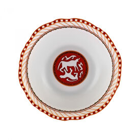 Karaca x Arslantepe Çift Hayvan Dalgalı Porselen Kase 14 cm Cookplus