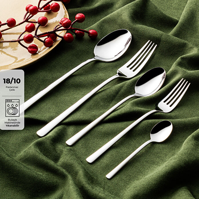 Emsan Ladin 30 Parça 6 Kişilik Çatal Kaşık Takımı Cookplus.com ...