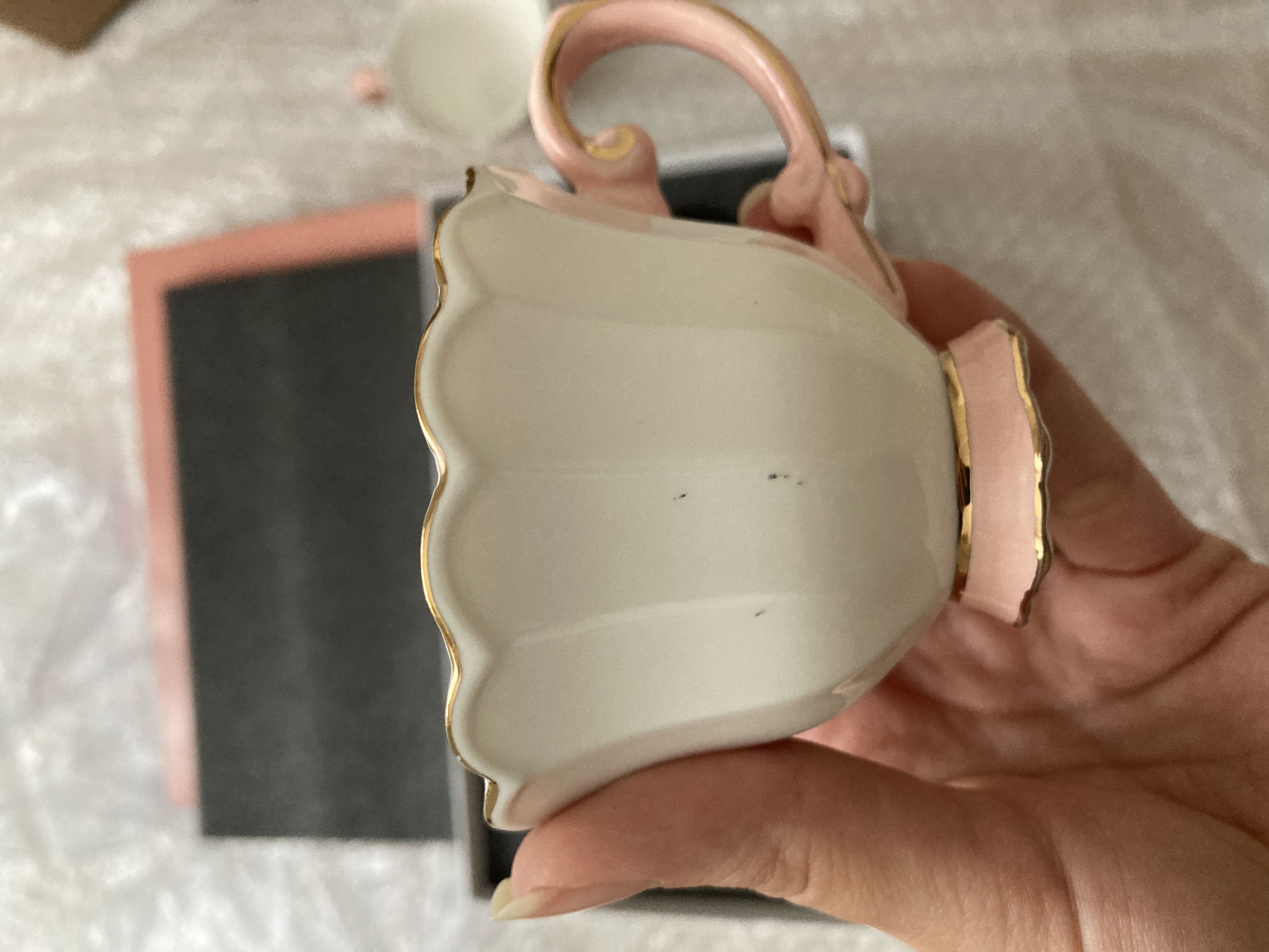 Karaca Samo 2 Kişilik Akrilik Tabaklı Pembe Kahve Fincan Takımı 90 ml Cookplus